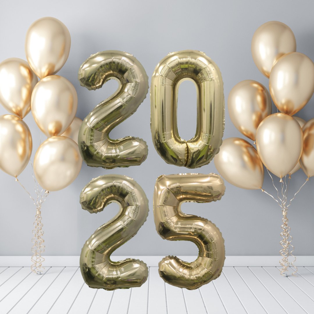 Giant gold balloons store