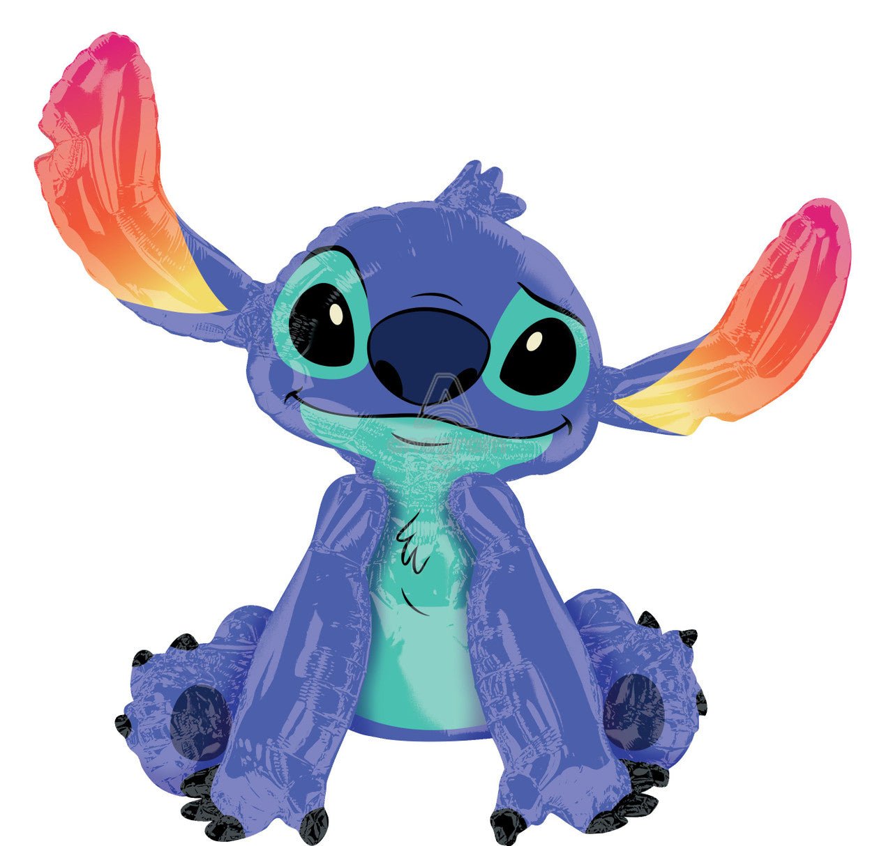 Licensed Stitch Walking Balloon – 38" Foil Character – Ellie's Party Supply