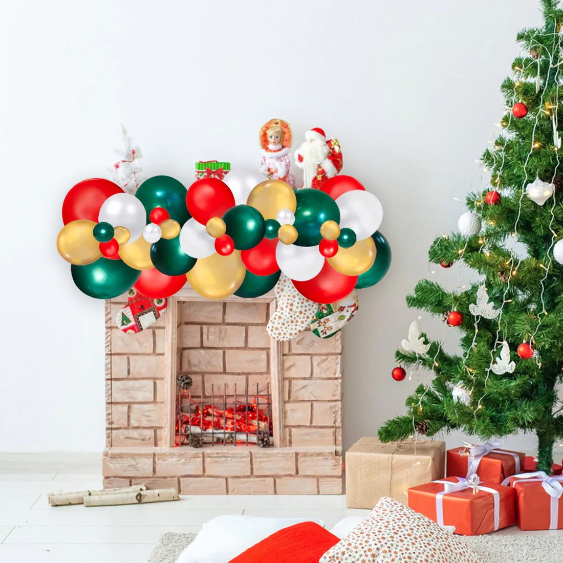 DIY Christmas Balloon Garlands: Effortless Festive Decor for Your Holi ...