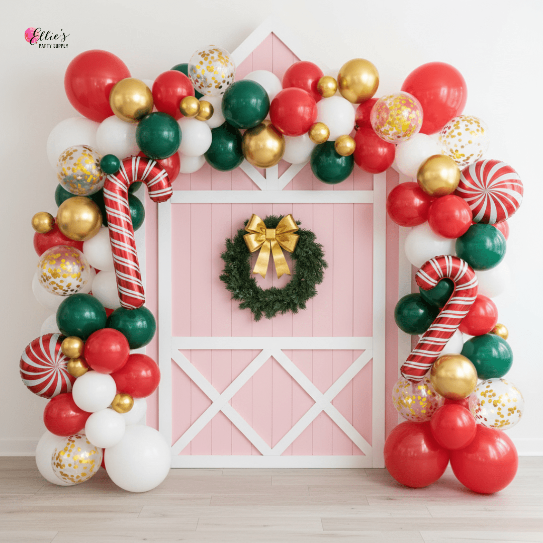Merry & Bright Balloon Garland Kit – Ellie's Party Supply