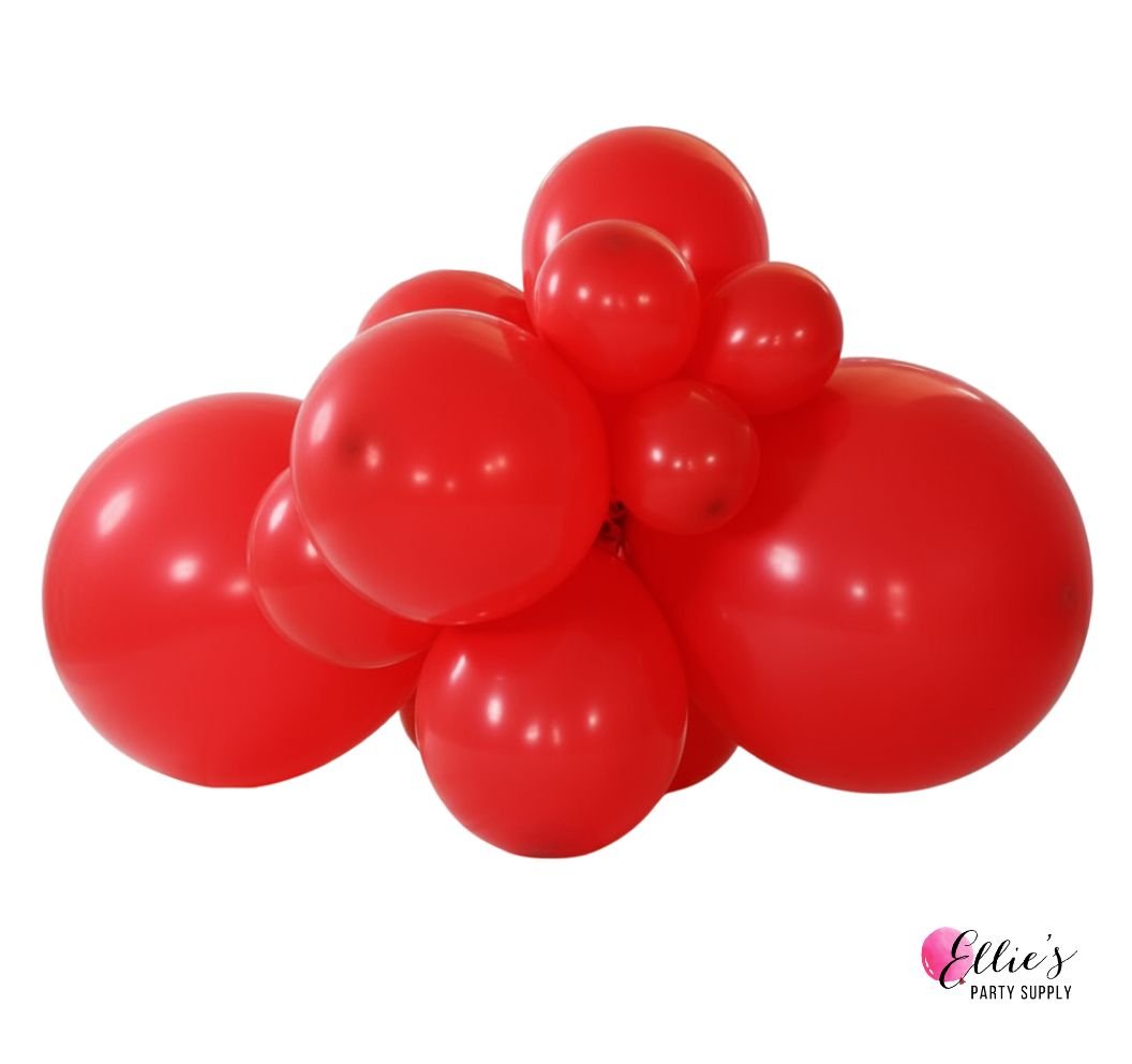 Premium Red Latex Balloon Cluster (5", 11”, & 17”) from Ellie's Party ...