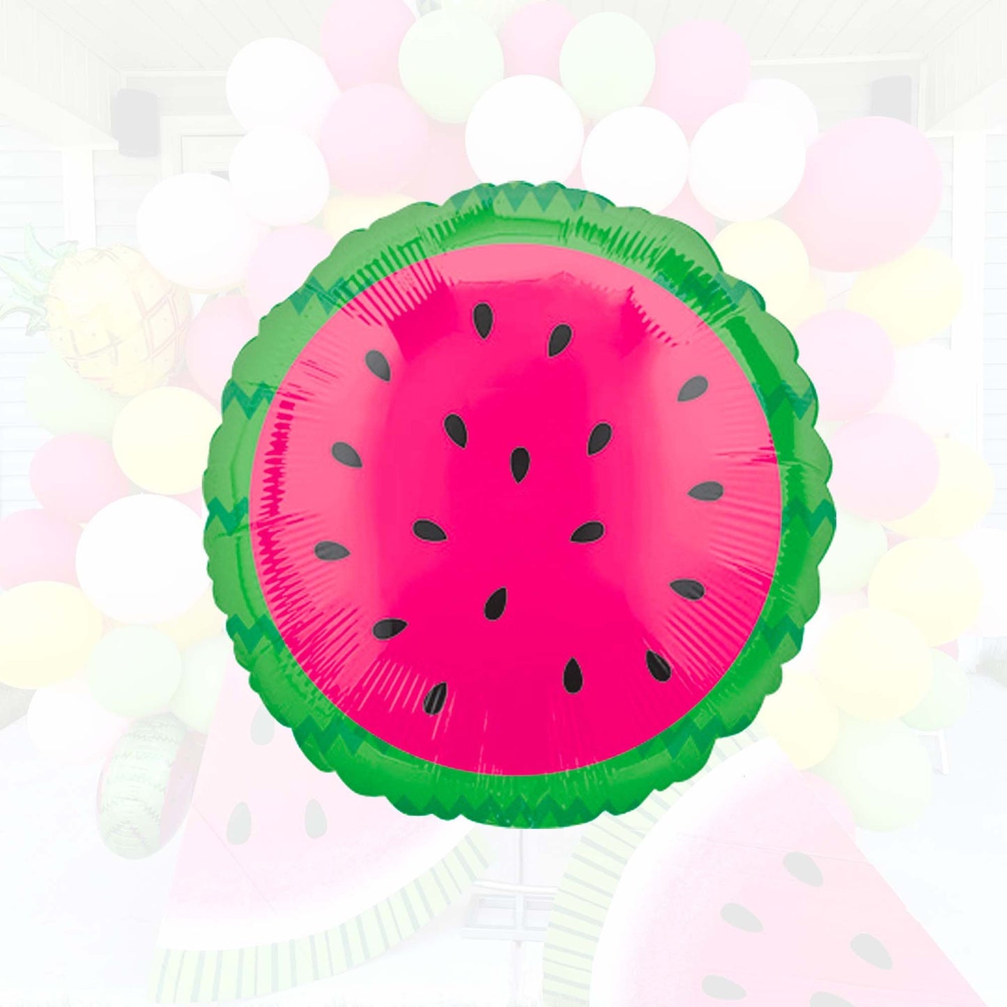 Tropical Watermelon Mylar Foil Balloon (18 Inches) – Ellie's Party Supply