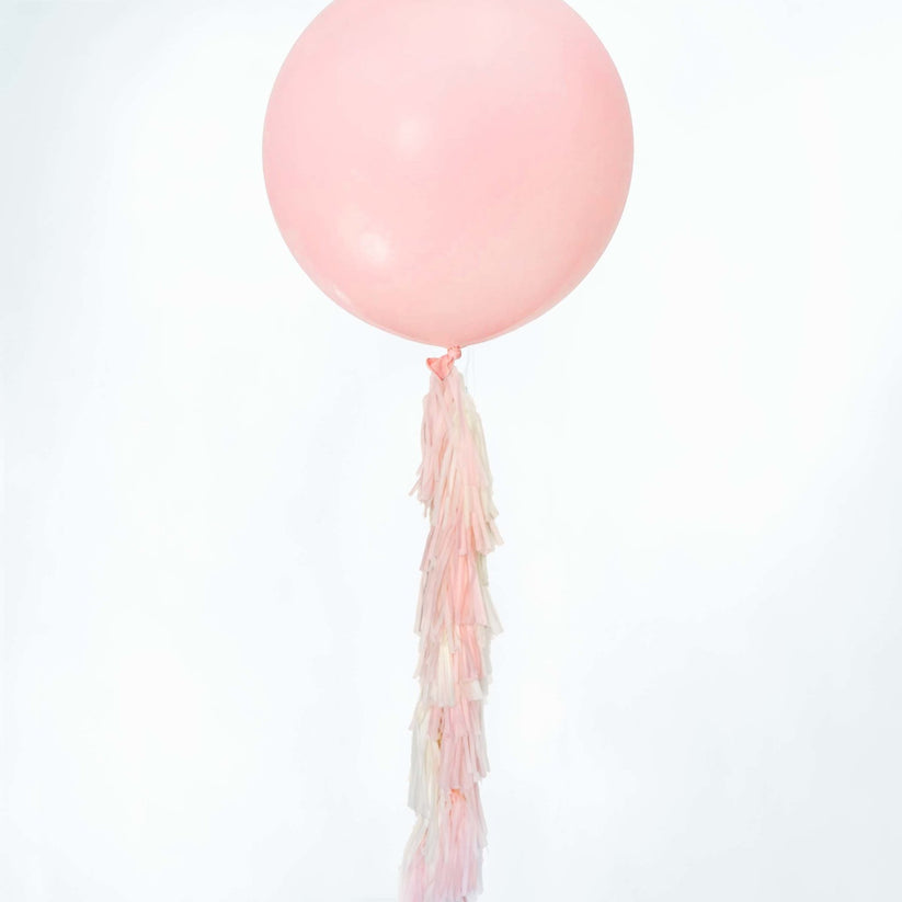 Classic Pooh Pink Paper Tassel Tail DIY Garland Kit at Ellie's Party Supply