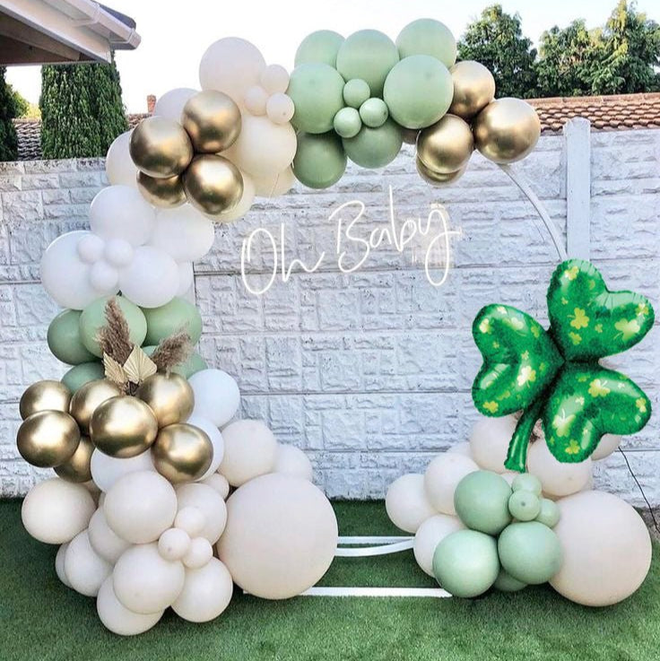 Giant Green Shamrock St. Patrick's Day Balloon (33-Inches) from Ellies ...