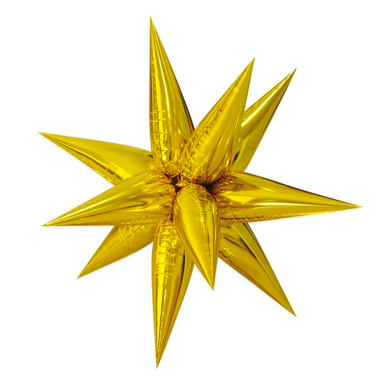 Gold Starburst Cluster Balloon (26 Inches) from Ellie's Party Supply