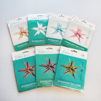 Gold Starburst Cluster Balloon (40 Inches) from Ellie's Party Supply