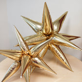 Gold Starburst Cluster Balloon (40 Inches) from Ellie's Party Supply