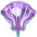 Pink & Purple Seashell Mylar Balloons (19 in) from Ellie's Party Supply