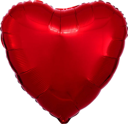 Red Mylar Foil Heart Balloon (18 inches) from Ellie's Party Supply