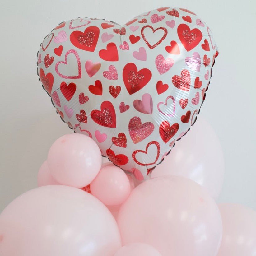 Sparkle Heart Balloon Bouquet (11 Pack) from Ellie's Party Supply
