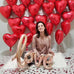 Rose Gold 42-Inch Large Love Balloon from Ellie's Party Supply